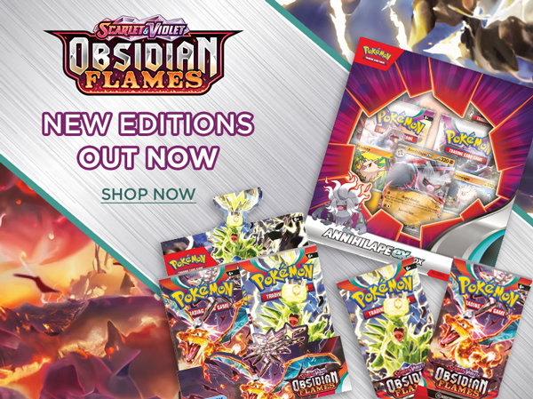 WHSmith: NEW! Pokémon Scarlet & Violet Obsidian Flames 🔥 | Milled