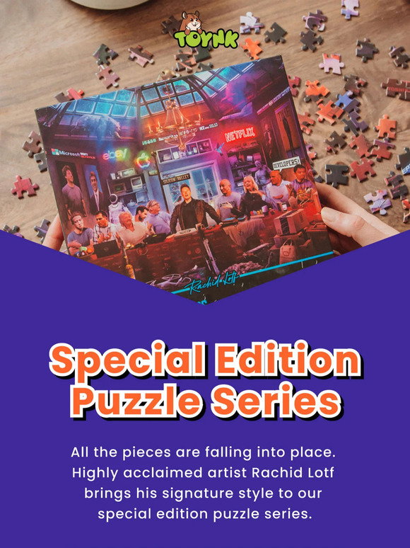 Toynk Toys: Introducing Our Exclusive Puzzle Series By Rachid Lotf 🧩 ...