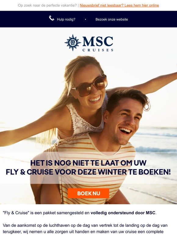 MSC Cruises: —, ontdek onze Fly & Cruise pakketten voor deze winter ️ ...