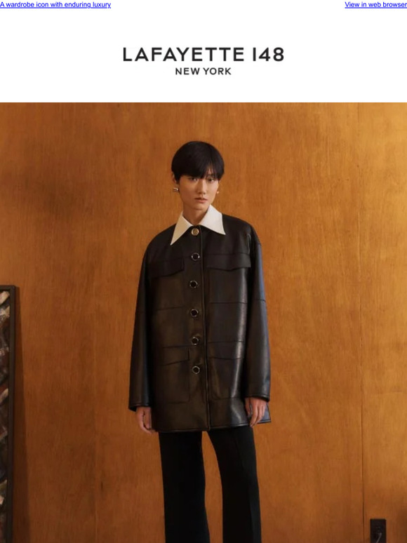 Lafayette 148 New York: Elements of Style: Forever Leather | Milled