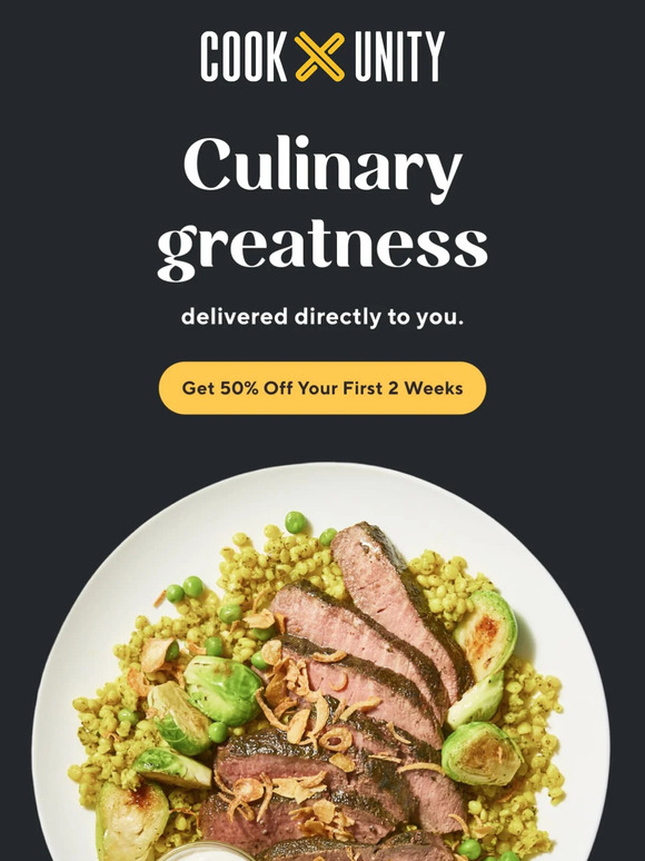 Cook Unity: 50% off your next two weeks of restaurant-focused foods ...