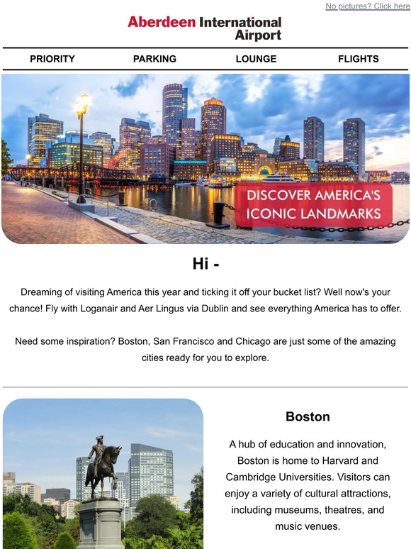 Aberdeen Airport: Discover America's iconic landmarks with connecting ...