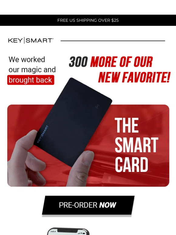 KeySmart: The Smart Card: FEW MORE UNITS AVAILABLE | Milled