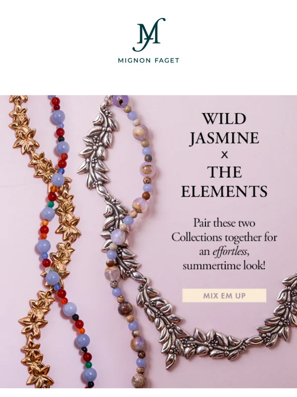 Mignon Faget: Feature Friday: Wild Jasmine x The Elements | Milled