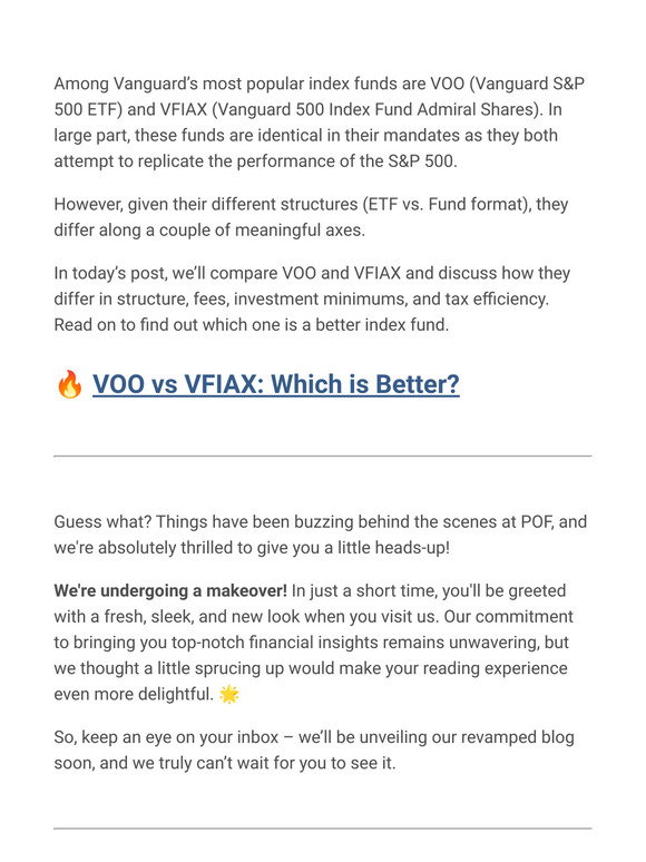Physician on FIRE: 🔥VOO vs VFIAX: Which is Better? | Milled