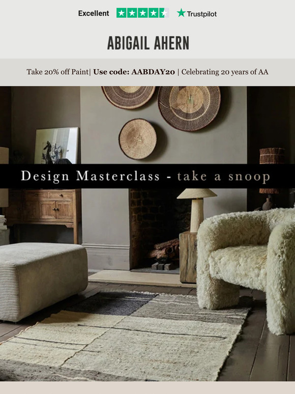 Abigail Ahern: A sneak peek at Abi's Design Masterclass 👀 | Milled