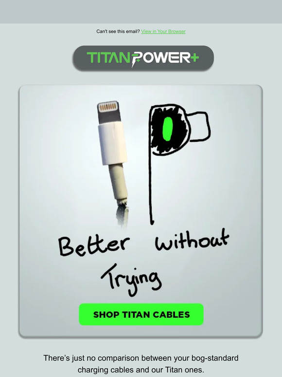 Titan Power Plus: Our cables are the best. Here’s why… | Milled