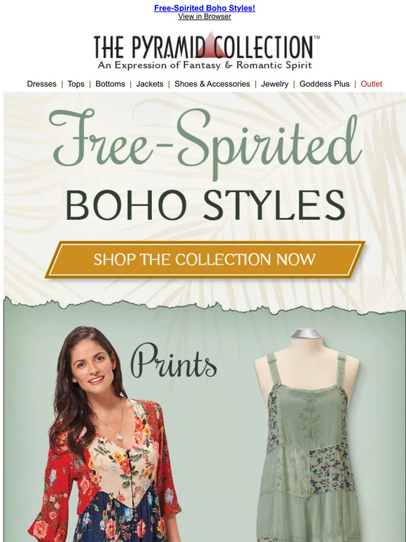 Pyramid Collection: Free-Spirited Styles that Go with the Flow! | Milled