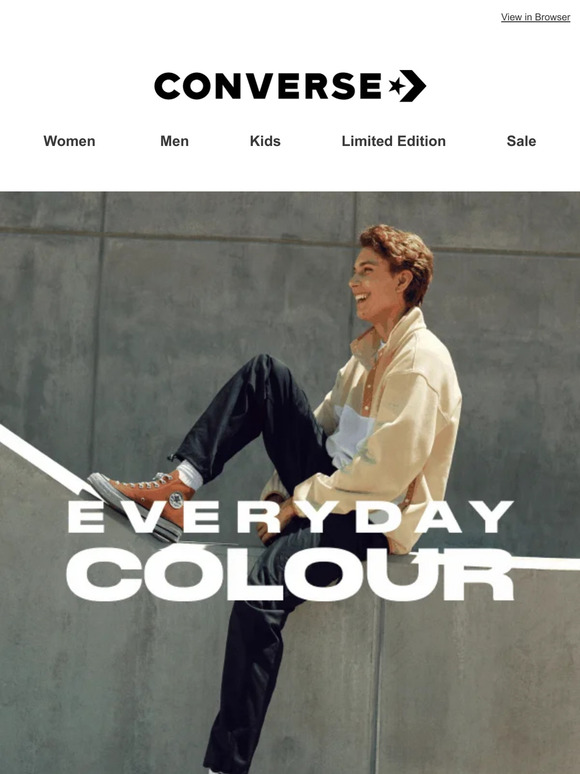 Converse: Make Styling Easy with Chucks in this Classic Colour… | Milled