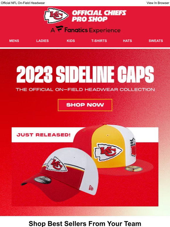 Kansas City Chiefs: On-Field Approved | NFL Sideline Collection | Milled