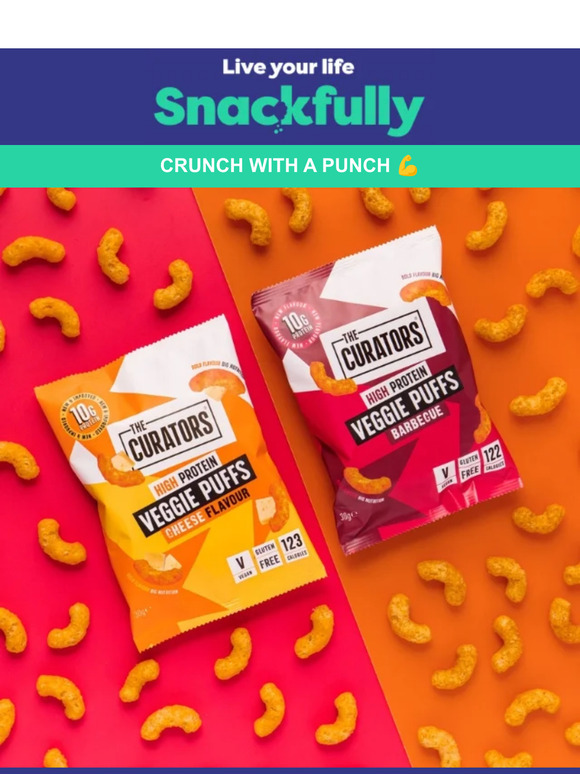 Snackfully: Introducing High Protein Veggie Puffs 🥕 | Milled