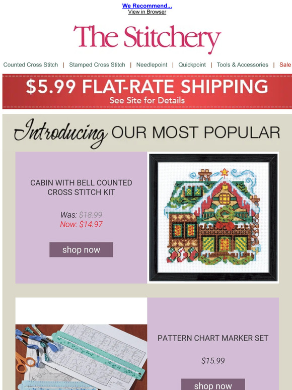 Stitchery: Recommended Items Just For YOU ~ Your Indoor Stitching Ideas ...