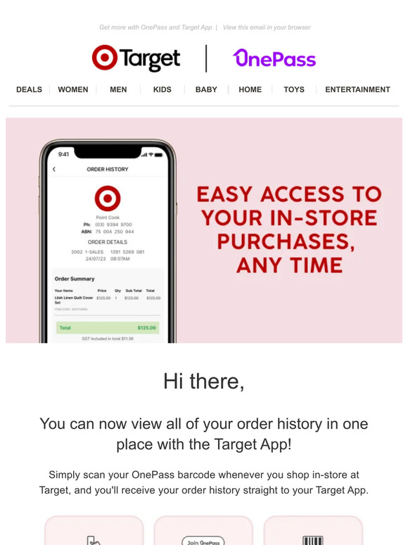 Target: Now you can view your purchases in one easy place | Milled