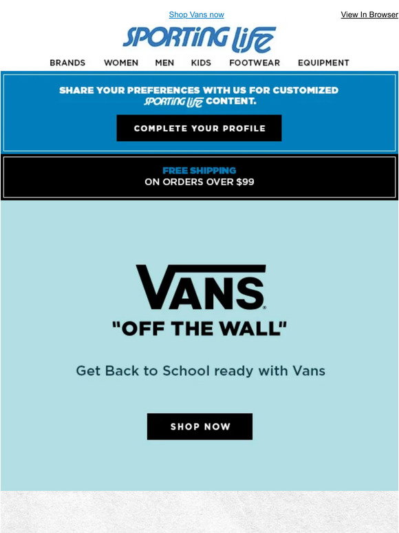 Sporting Life: Get the Vans Back To School look! | Milled