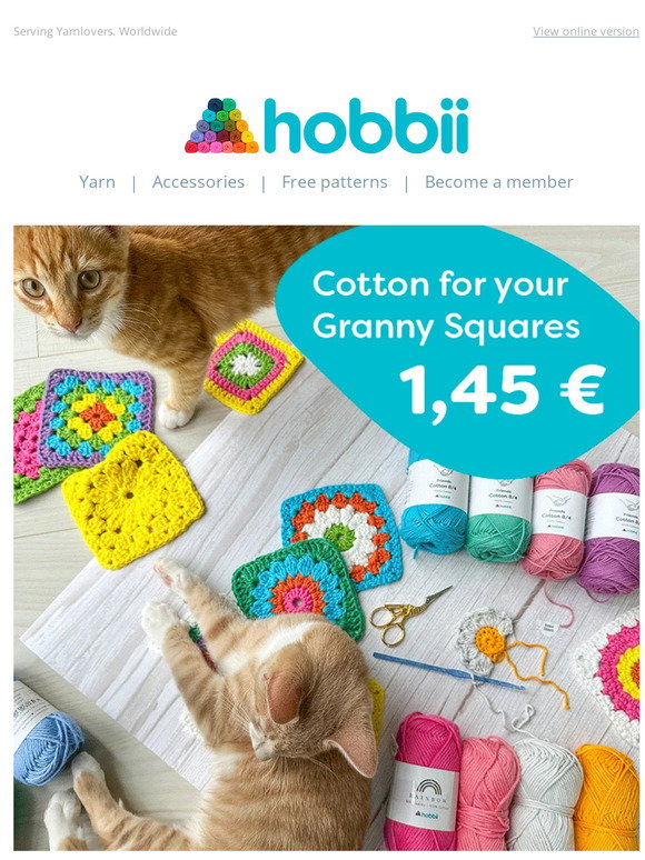 Hobbii: Your guide to Granny Squares 😍 | Milled