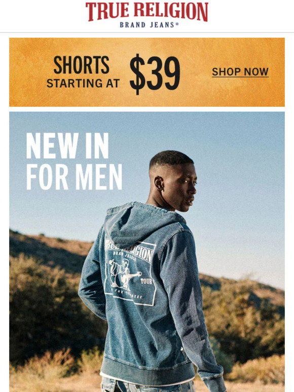 True Religion: NEW ARRIVALS For Men, Right This Way 👉 | Milled