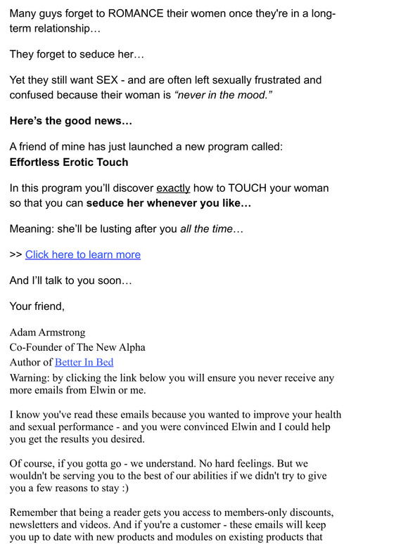 The New Alpha (US): How to Seduce Your Woman | Milled