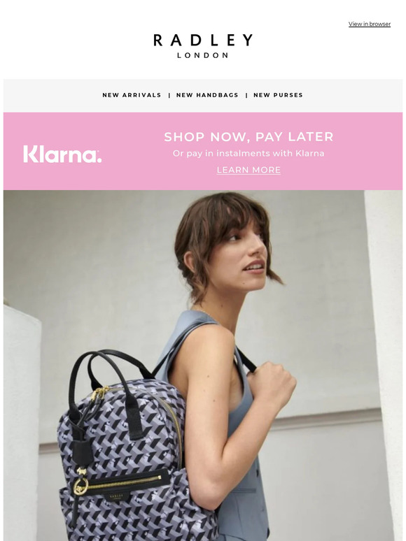 Radley: New in our Radley Responsible range | Milled