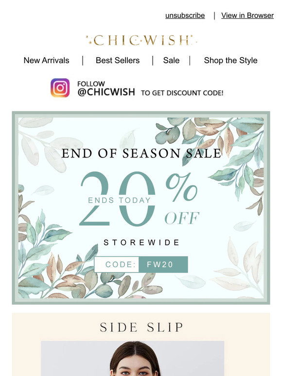 Chicwish: 🍂Fall-ing for New Outfits? Pre-Fall Arrivals Are Here! | Milled