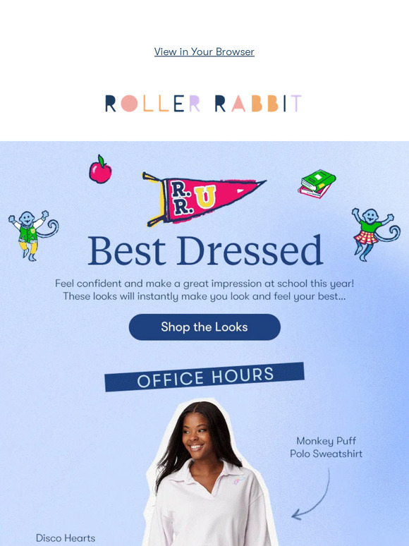 Roller Rabbit: The Back-to-School Edit: Campus Dressing! | Milled