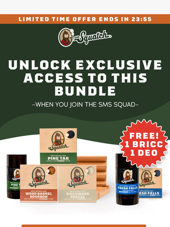 Dr Squatch Limited Time Offer Milled