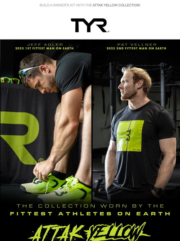 TYR Sport: The Attak Yellow Collection: Worn by the Fittest on Earth ...