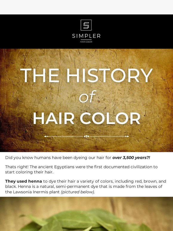 Simpler Hair Color: The CRAZY History of Hair Color 📜 🤯 | Milled