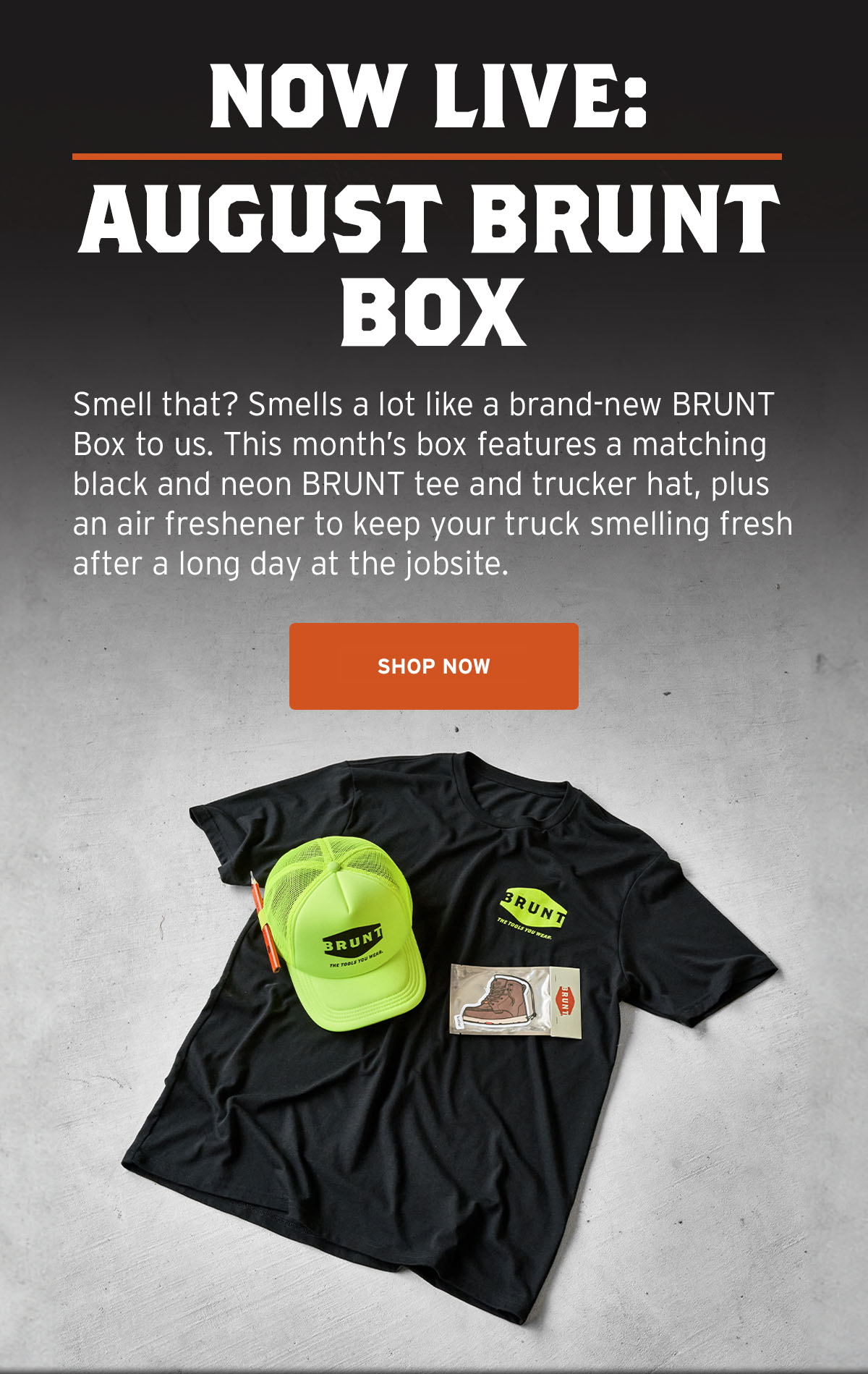 BRUNT Workwear: The August BRUNT Box is HERE | Milled