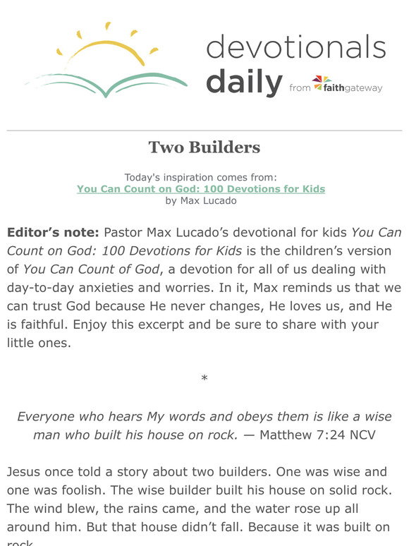FaithGateway: build your life on the rock of Jesus 🔨 | Milled
