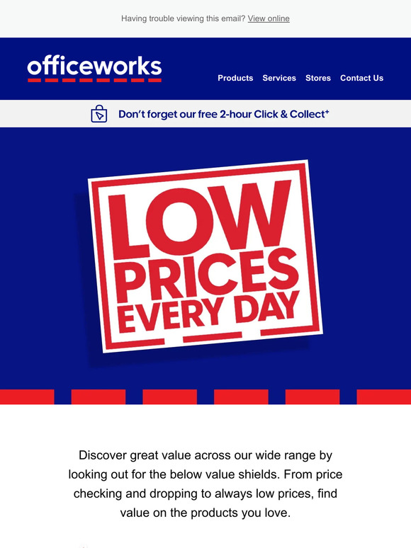 Officeworks: Great value on the products you love | Milled
