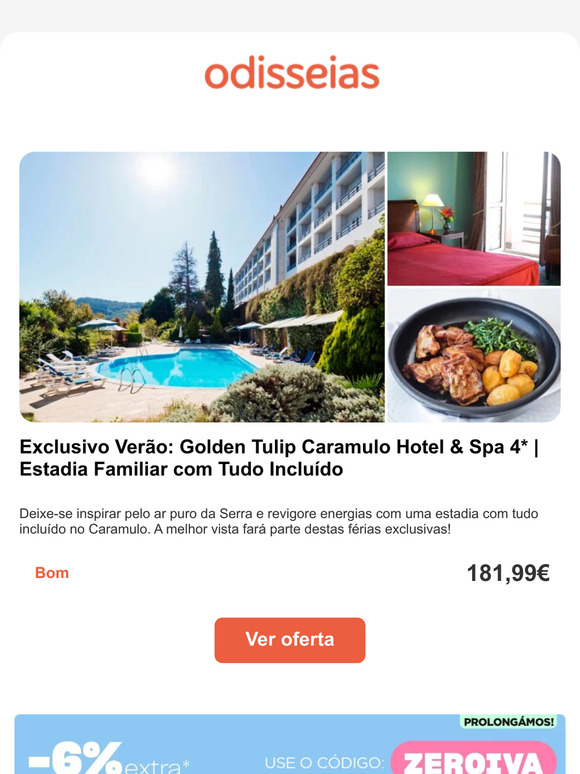 Odisseias CPA 12/19: Experimente: Exclusivo Verão: Golden Tulip ...