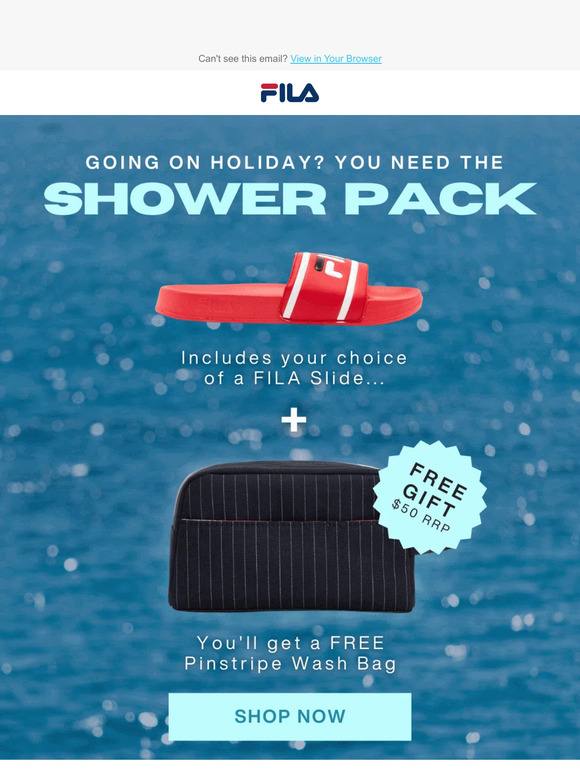 FILA: Your Go-To Shower Essentials 💧 | Milled