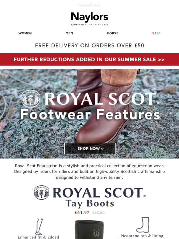 Naylors: 👢 Boot Up With Royal Scot | Milled