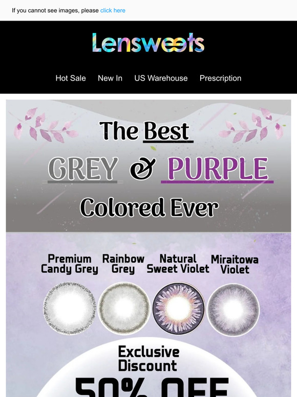 Lensweets: 🌫️🍇Discover Mystical Allure: Gray & Purple Contact Lenses ...
