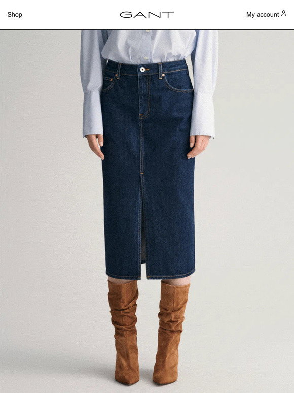 GANT: New arrivals: Skirts & dresses | Milled