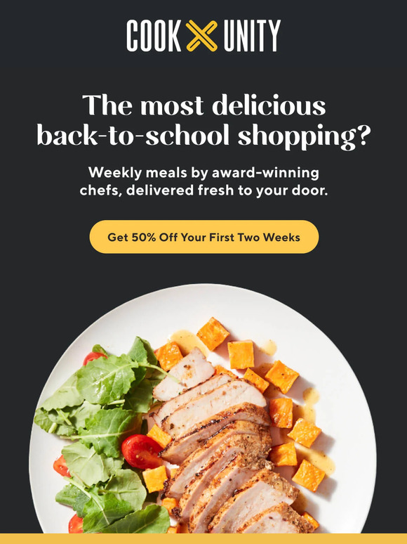 Cook Unity: HALF OFF the culinary greats for the next two weeks | Milled