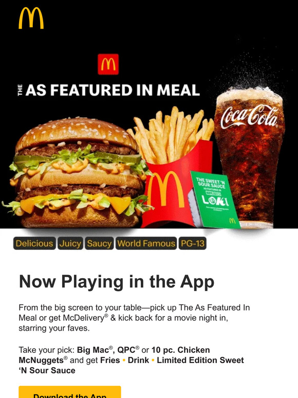 McDonald's: The As Featured In Meal world premiere 🎥 | Milled