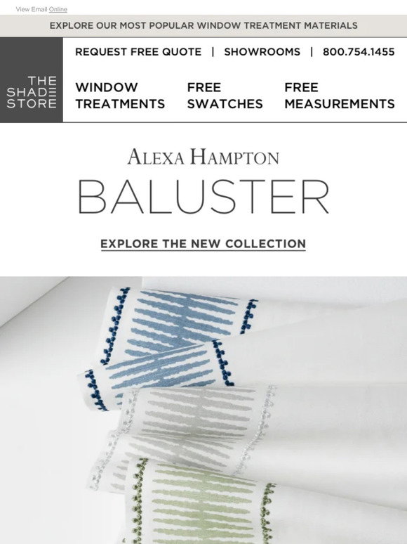 The Shade Store: Alexa Hampton’s Newest Material | Milled