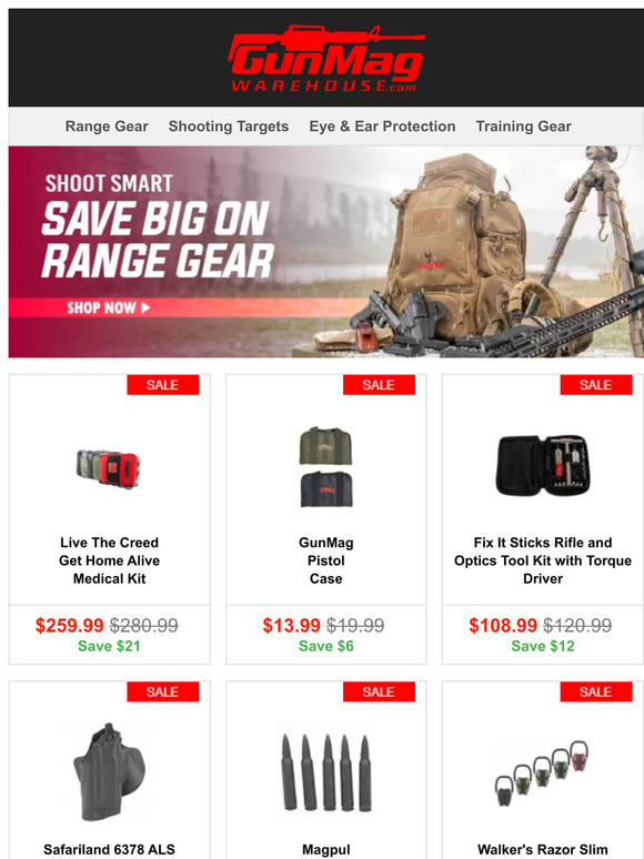 GunMag Warehouse: Range Day Essentials | Live The Creed Get Home Alive ...