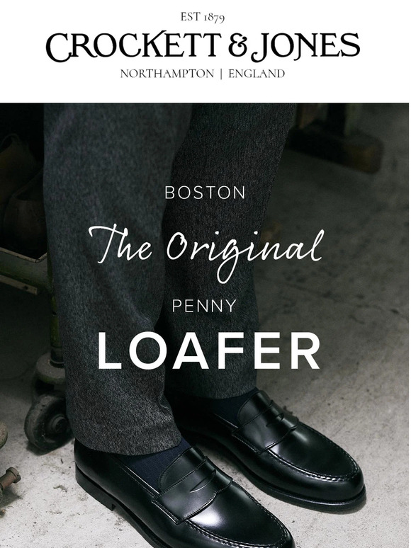 CROCKETT AND JONES: The Original Loafer, Boston | Milled