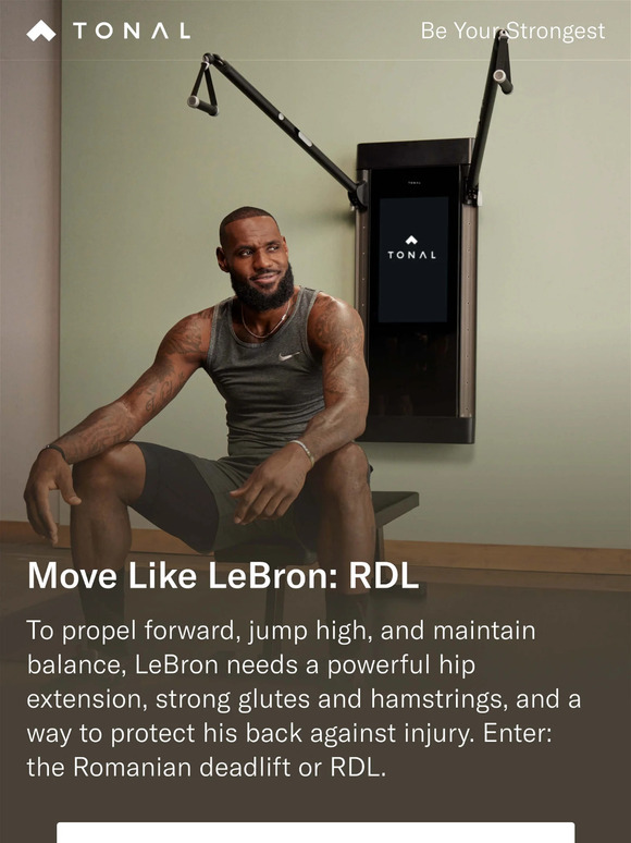 Tonal: Build LeBron-Level Leg Strength | Milled
