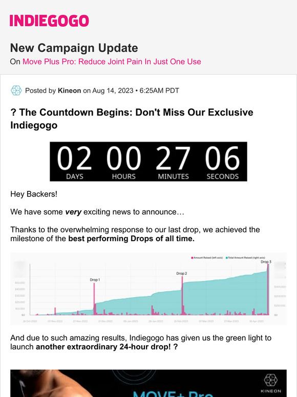 Indiegogo: 📢 Update #56 from Move Plus Pro: Reduce Joint Pain In Just ...