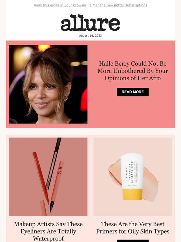 Allure: Halle Berry Couldn't Be More Unbothered By Your Opinion of Her ...