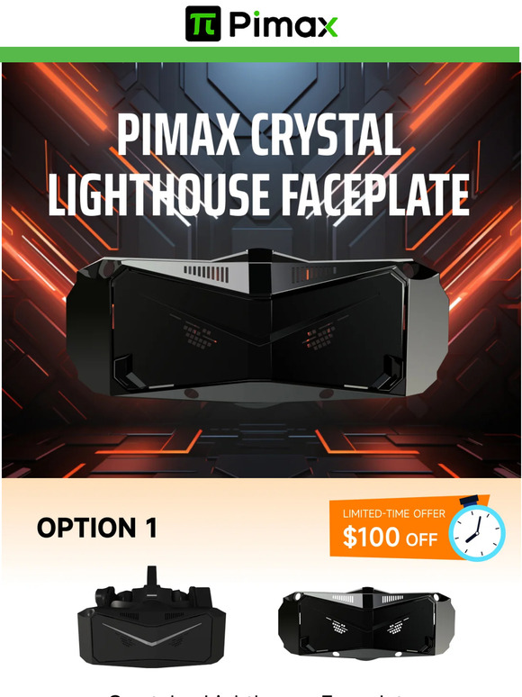 Pimax: Pimax Crystal Lighthouse Faceplate Release! | Milled