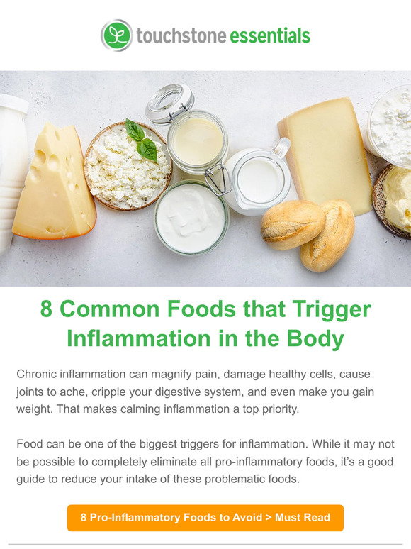 Touchstone Essentials: 🍟 8 Common Foods that Trigger Inflammation | Milled