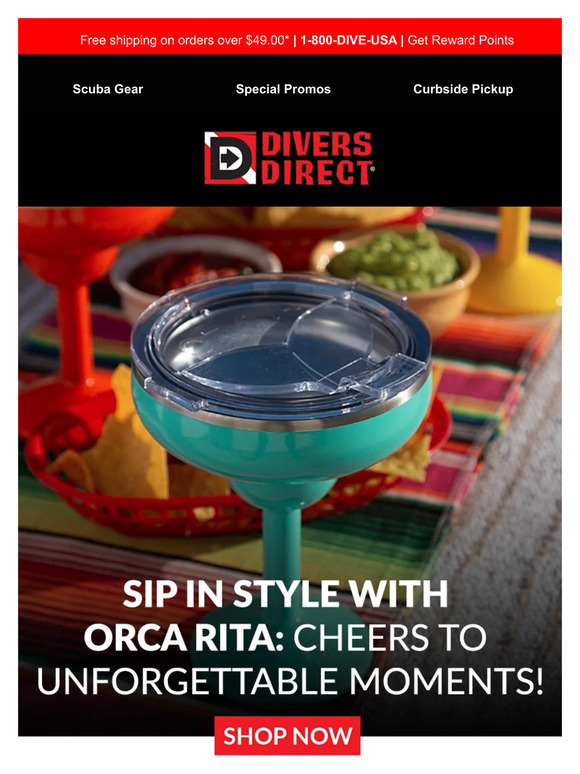 Divers Direct: Orca Rita Cup: The Best Way to Sip in Style! | Milled