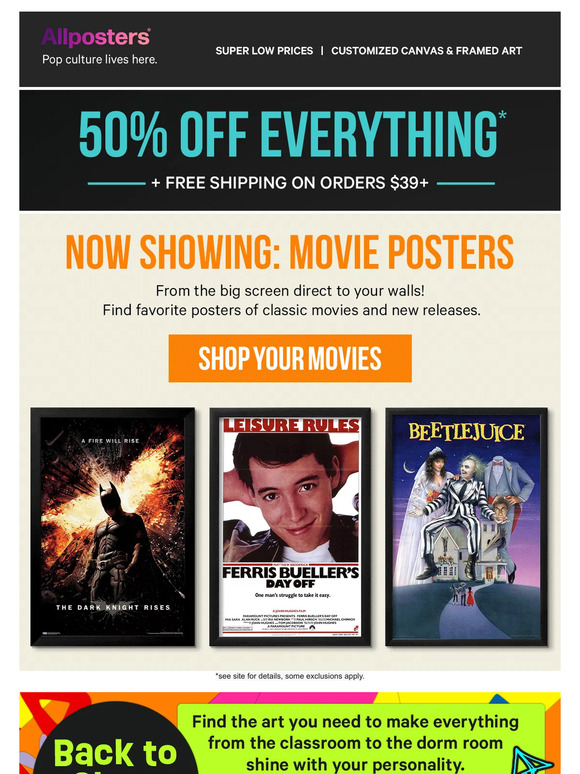 All Posters: Now showing: blockbuster movie posters | Milled