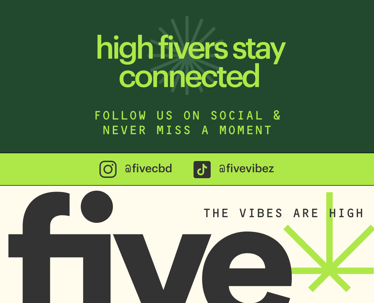 Five CBD: The five app is officially here! 🤩📱 | Milled