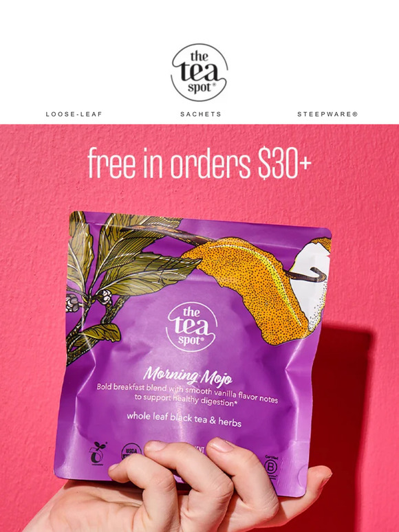The Tea Spot: Free Morning Mojo? It's on us! ☀️ | Milled
