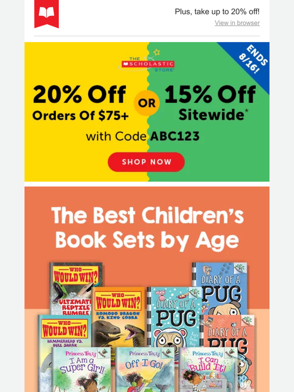 Scholastic: The Best Children’s Book Sets By Age | Milled